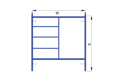 Stainless Steel H Frames Scaffolding | WSL India
